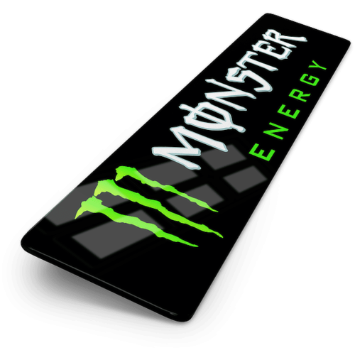 Plaque de Décoration Monster Energy 52x11 cm - ref.52X11-F-MONSTER