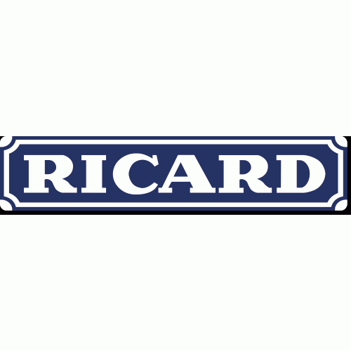 Plaque de Décoration Ricard 52x11 cm - ref.52X11-F-RICARD