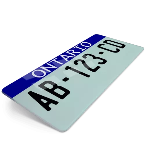 PLAQUE AUTO USA ONTARIO 30x15 cm - ref.30X15-U-ONTARIO