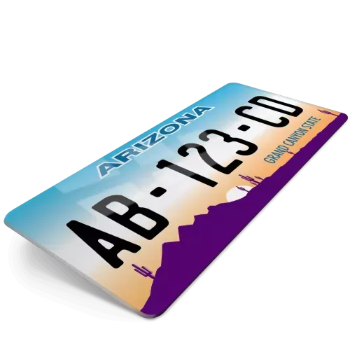 PLAQUE AUTO USA ARIZONA 30x15 cm - ref.30X15-U-ARIZONA