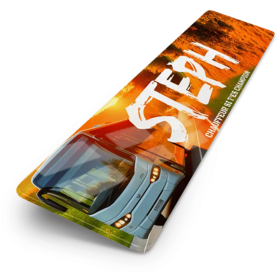 Plaque Bus 4 Prénom 52x11 - ref.52X11-P-BUS5